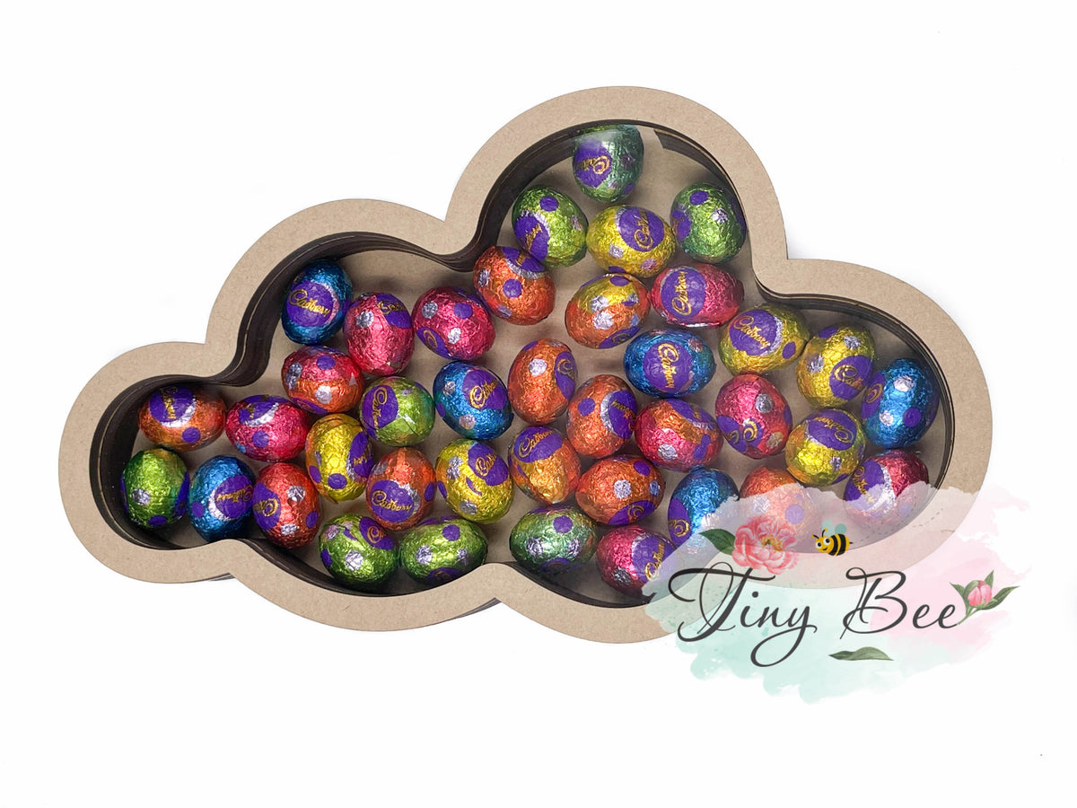 Easter Eggs Drop Box/Money Box (Cloud) – Tiny Bee